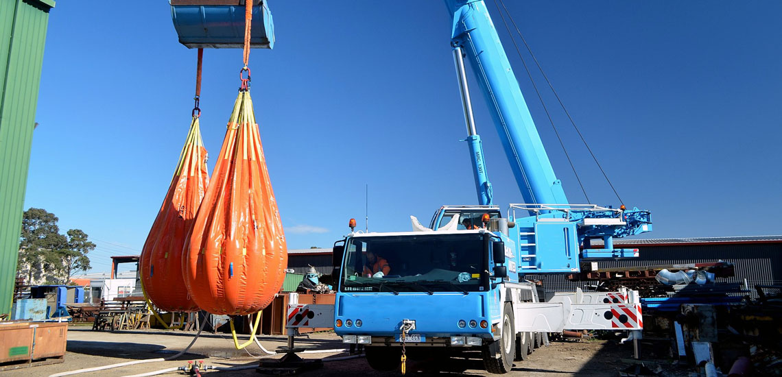 Load Test Water Bag | Crane + Lifeboat + Gangways + Davit | Mavi Deniz