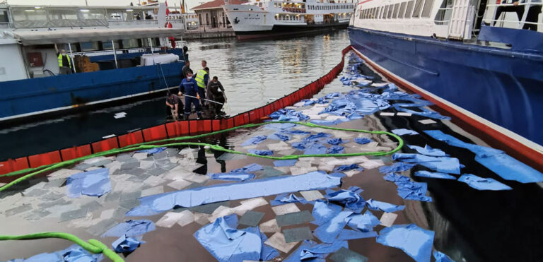 Fast Ferry Oil Spill Response Operation - Mavi Deniz